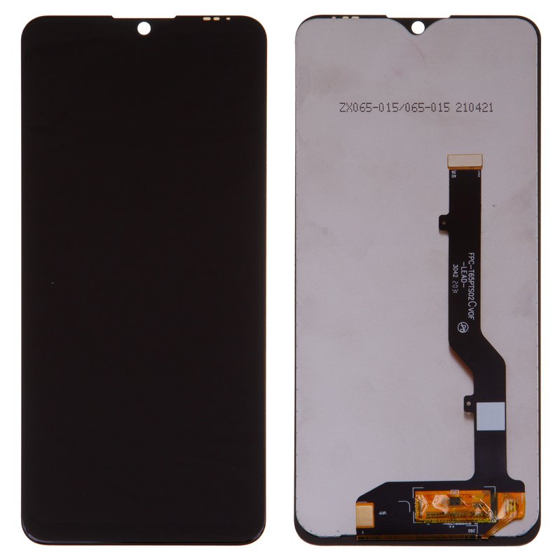 LCD compatible with ZTE Blade A7S (2020), (black, without frame ...
